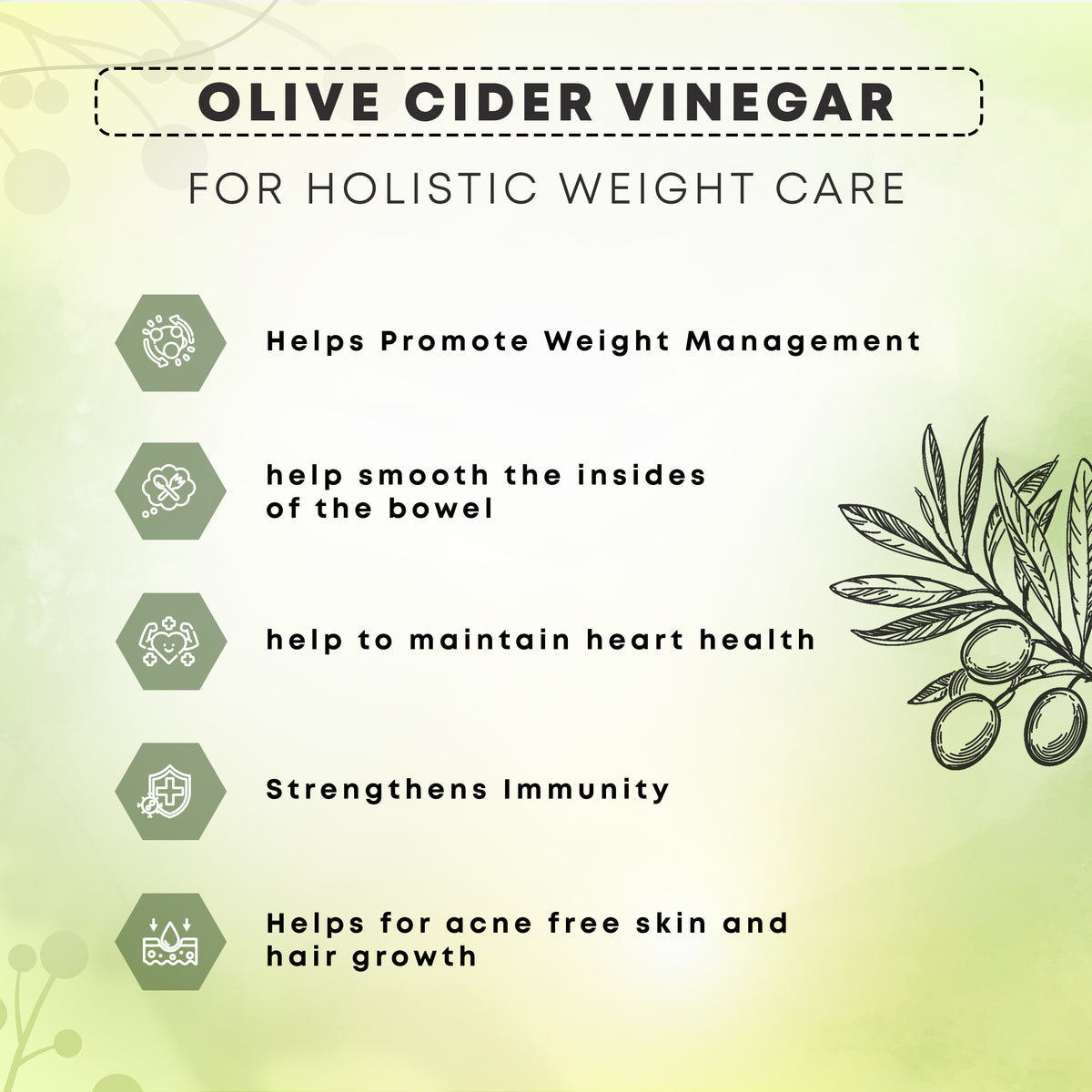 Olive Cider Vinegar ( Mother of Vinegar ) – Four Seasons Ayurveda