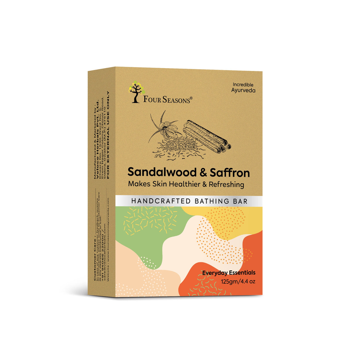 Handcrafted Bathing Bars - Combo Pack of 5 – Four Seasons Ayurveda
